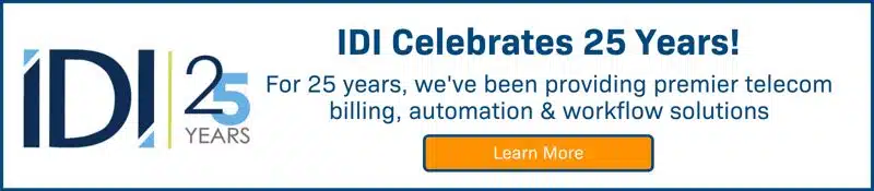Celebrating 25 Years of Telecom Innovation | IDI Billing Solutions